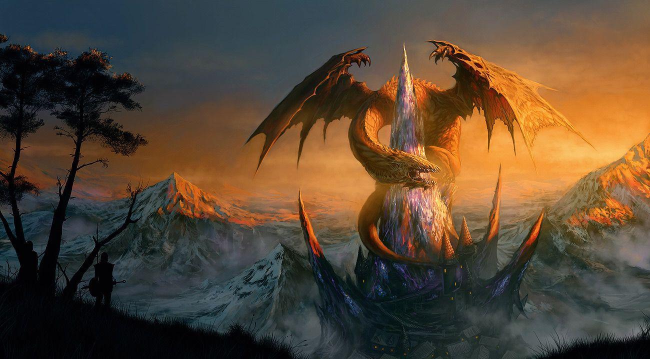 Epic Anime Dragon Wallpapers - Top Free Epic Anime Dragon Backgrounds ...