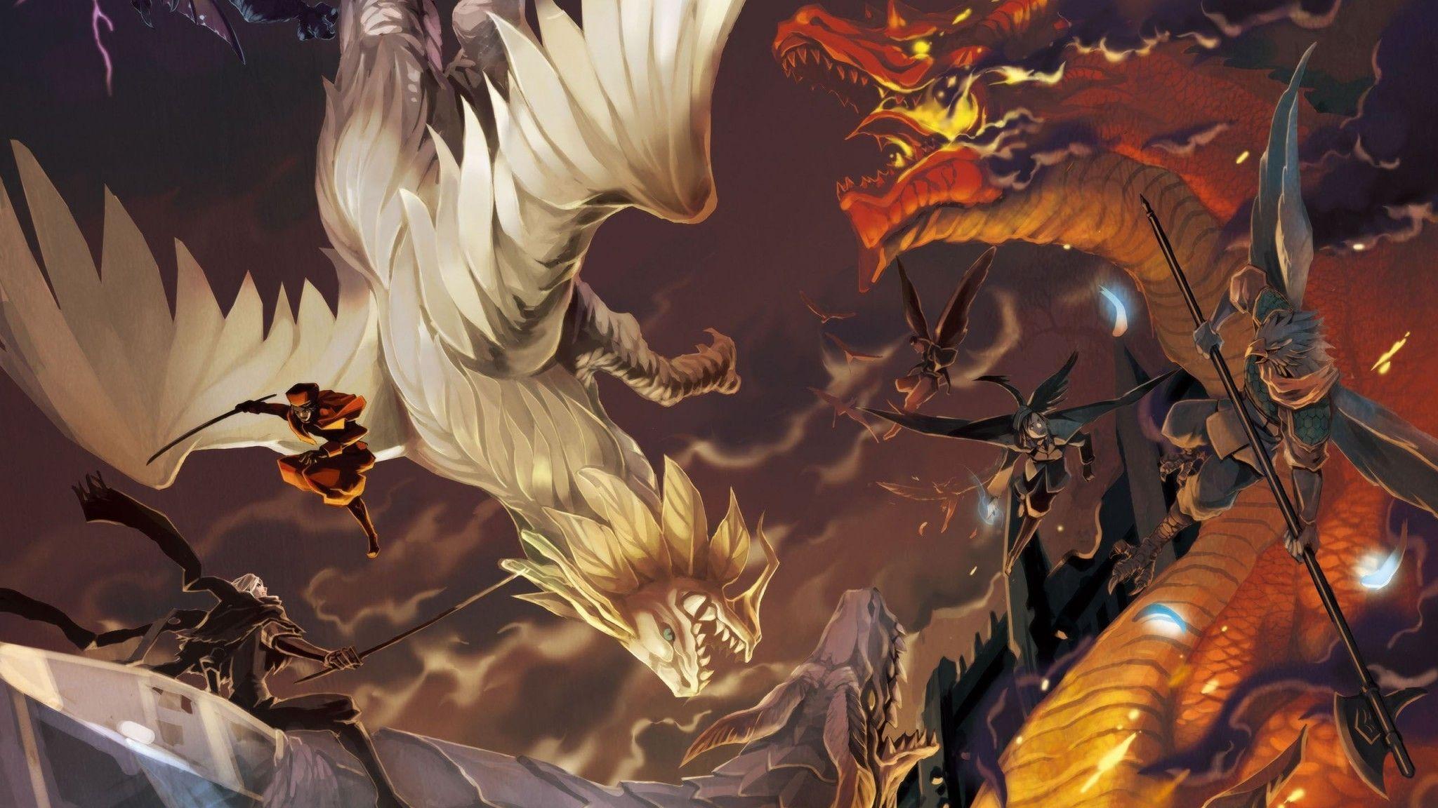 Epic Anime Dragon Wallpapers - Top Free Epic Anime Dragon Backgrounds ...