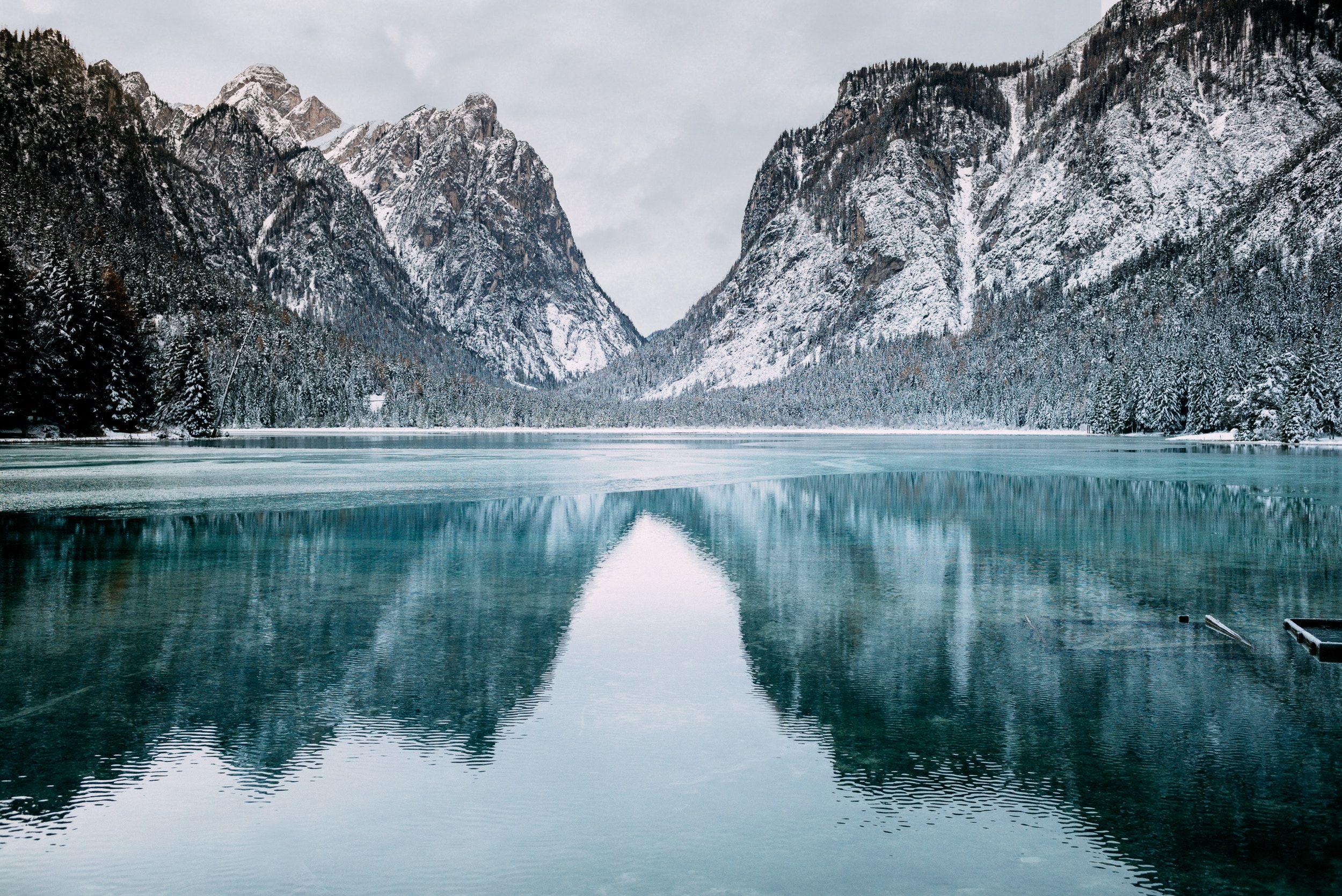 Winter Lake Desktop Wallpapers - Top Free Winter Lake Desktop ...