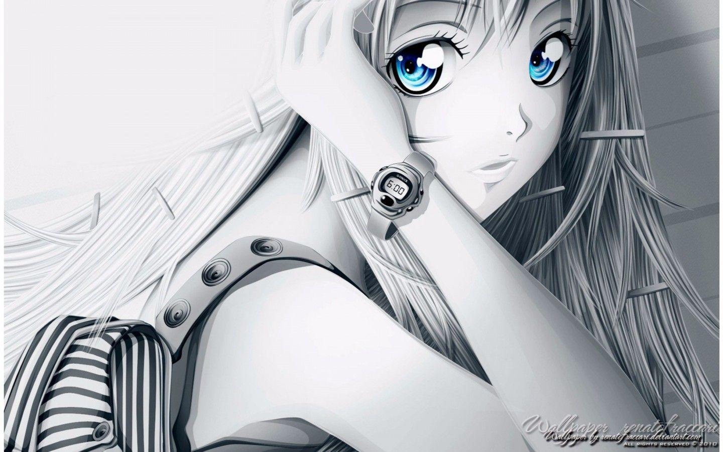 White Anime Wallpapers - Top Free White Anime Backgrounds - WallpaperAccess