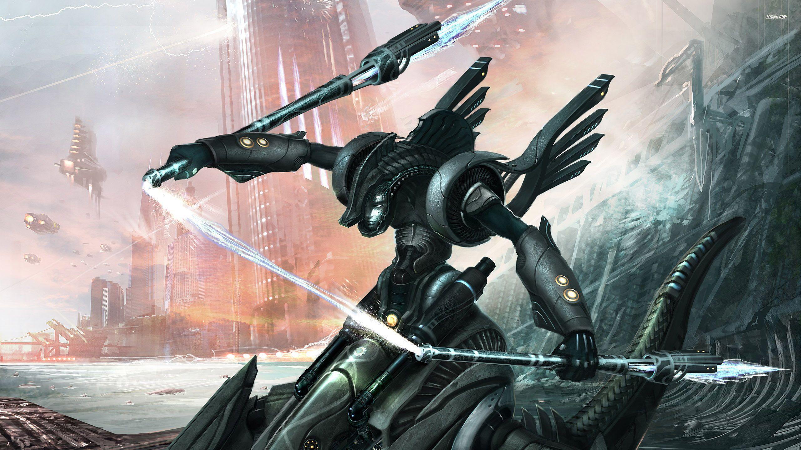 Cyborg Warrior Wallpapers - Top Free Cyborg Warrior Backgrounds ...