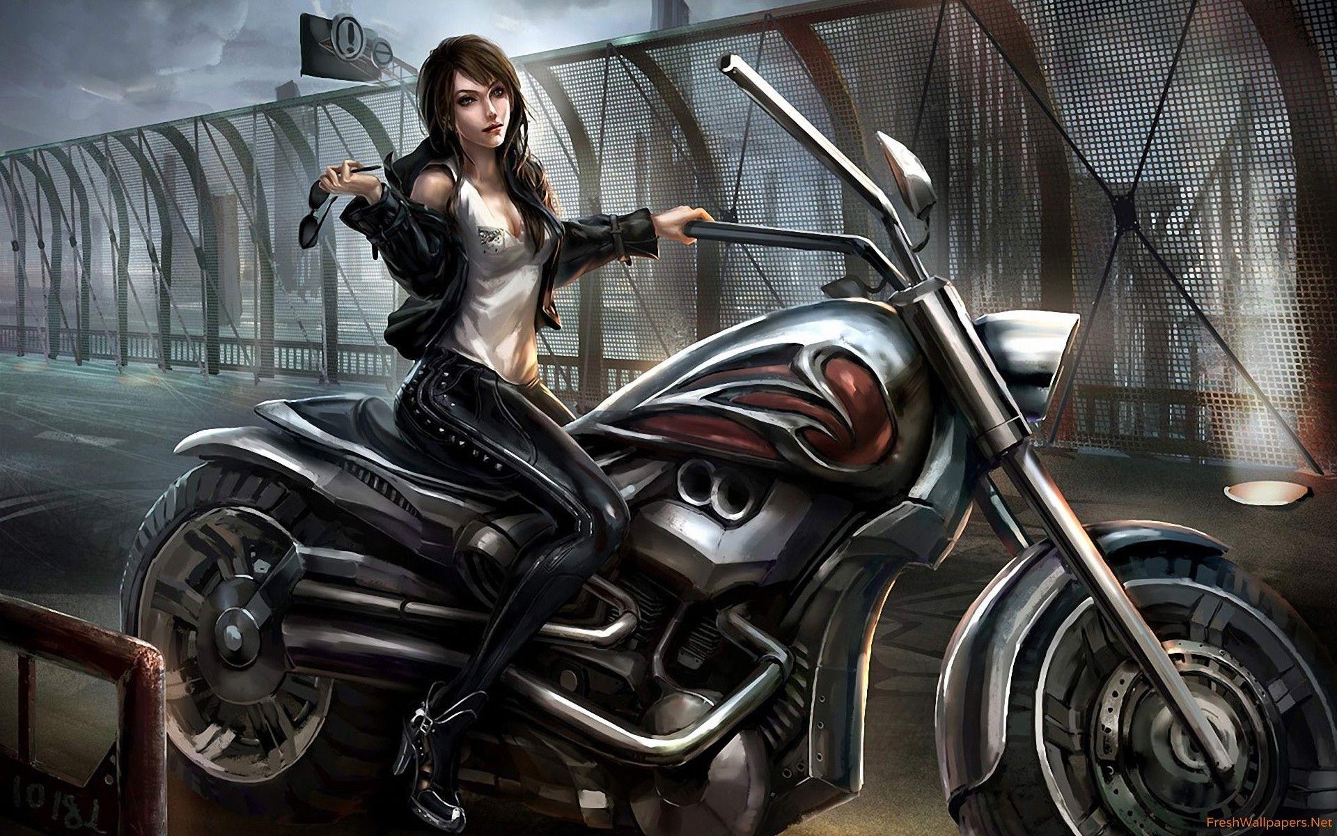 Female Biker Wallpapers - Top Free Female Biker Backgrounds ...