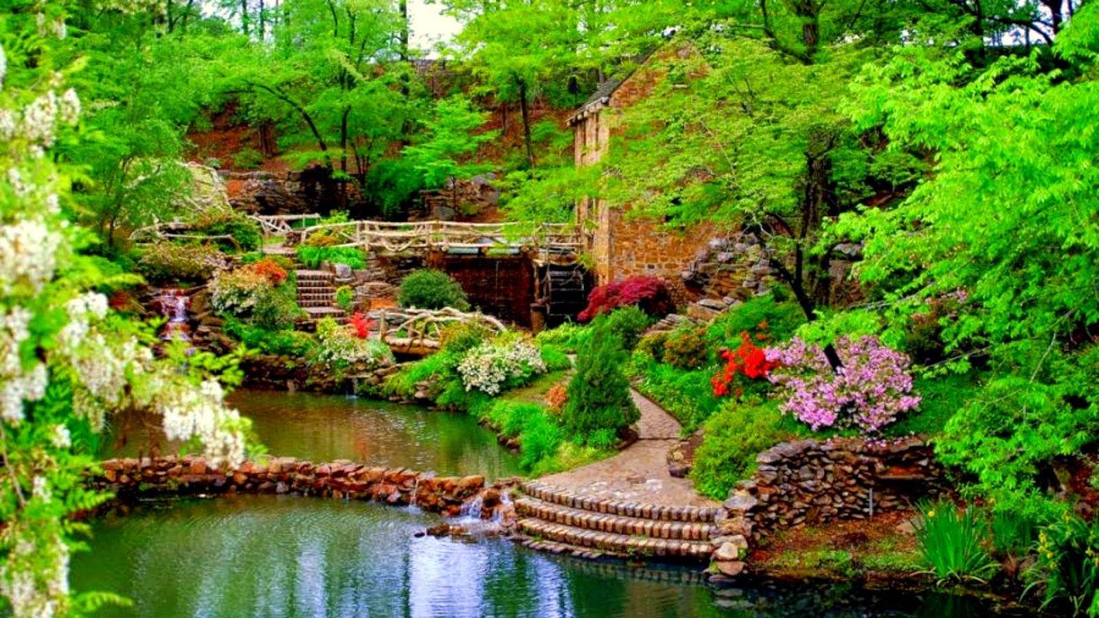 Cherry Blossom Garden Wallpapers - Top Free Cherry Blossom Garden ...