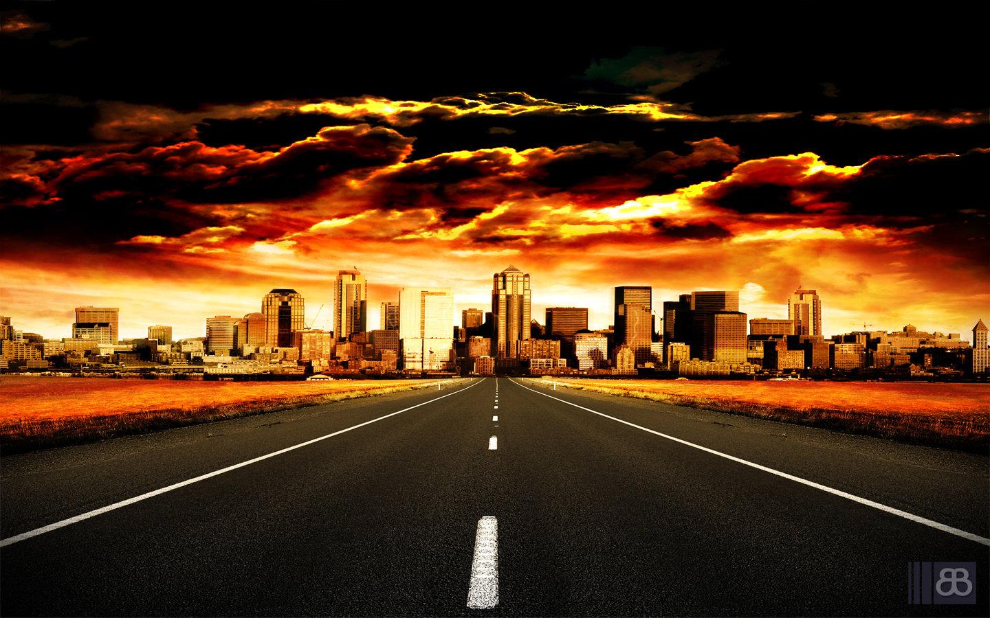 Futuristic Road Wallpapers - Top Free Futuristic Road Backgrounds ...