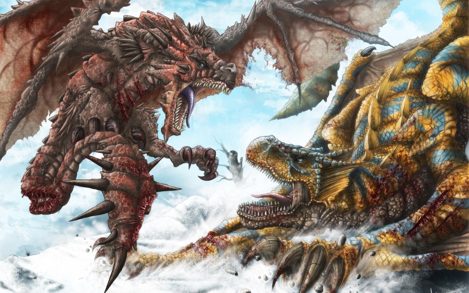 Epic Monster Battle Wallpapers - Top Free Epic Monster Battle ...