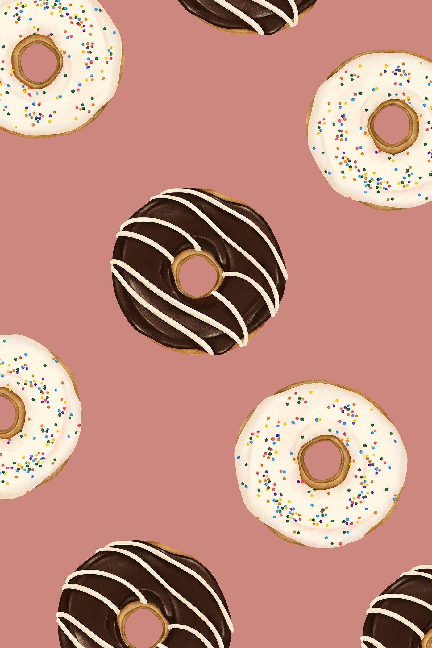 Pink Donut Wallpapers - Top Free Pink Donut Backgrounds - WallpaperAccess