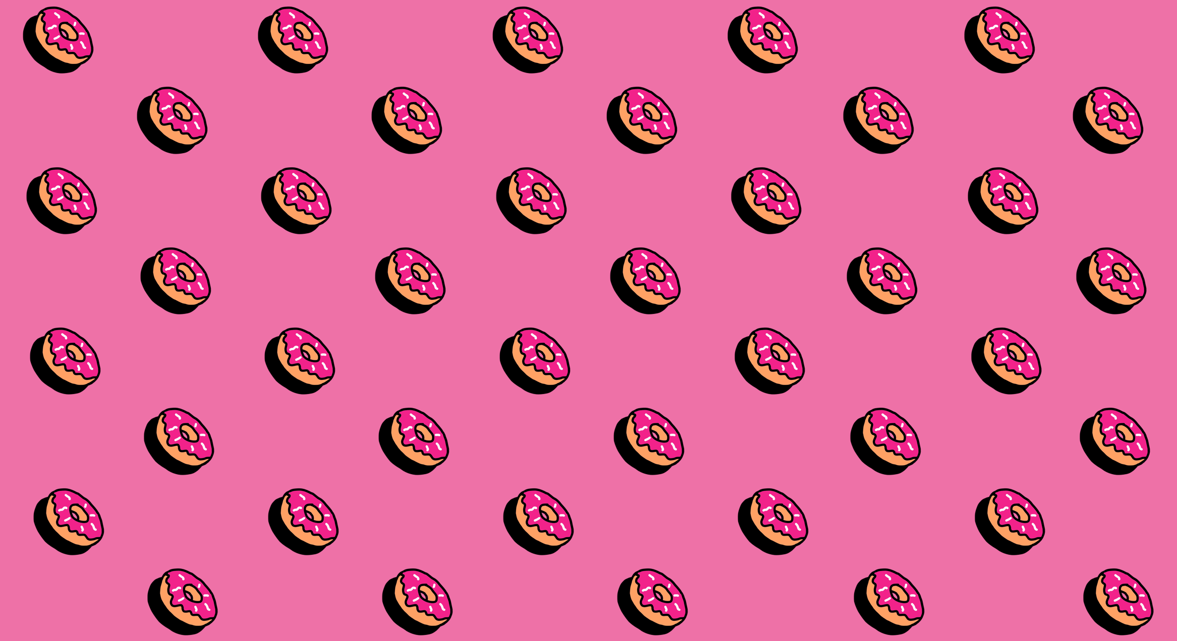 Pink Donut Wallpapers - Top Free Pink Donut Backgrounds - WallpaperAccess