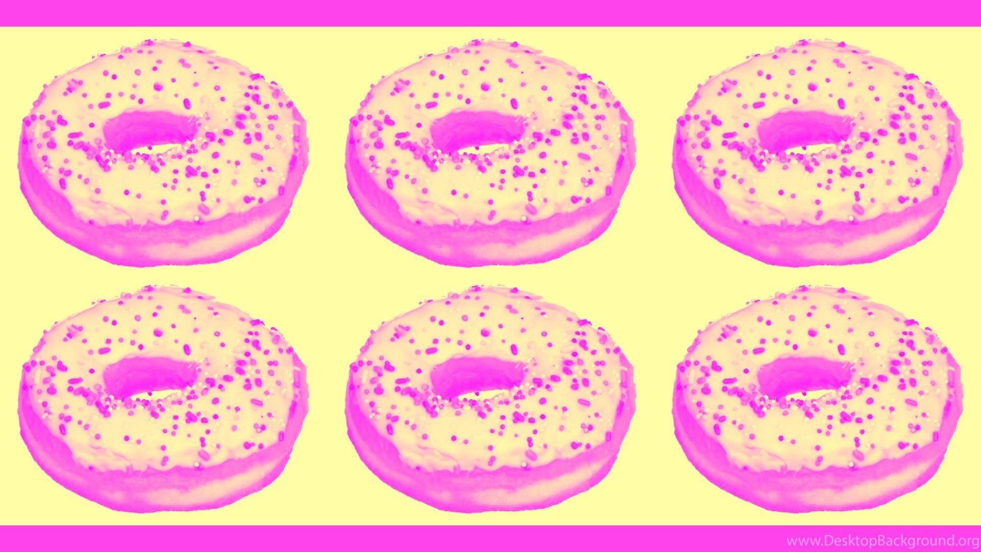 Pink Donut Wallpapers - Top Free Pink Donut Backgrounds - WallpaperAccess