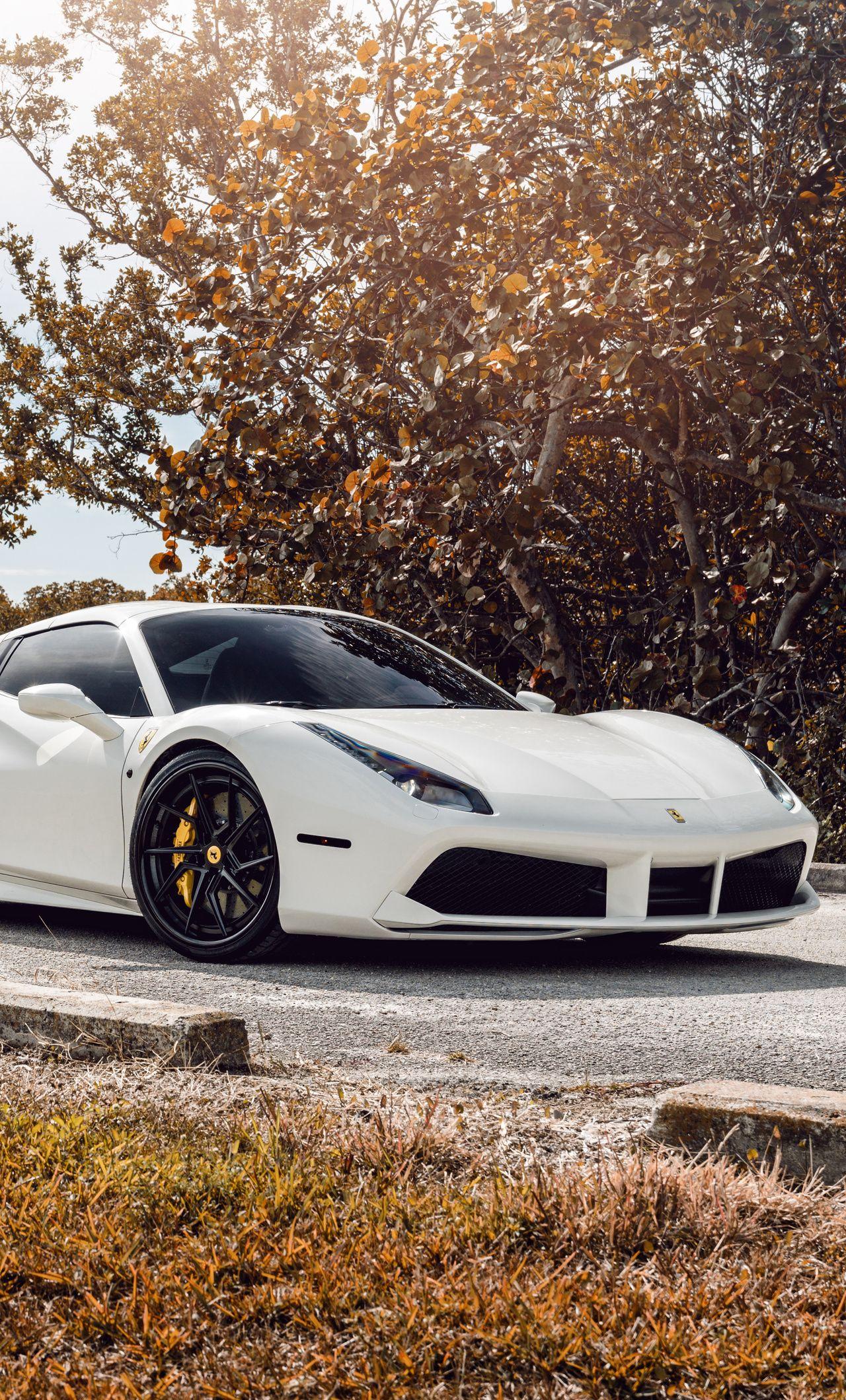 White Ferrari 488 Wallpapers - Top Free White Ferrari 488 Backgrounds ...