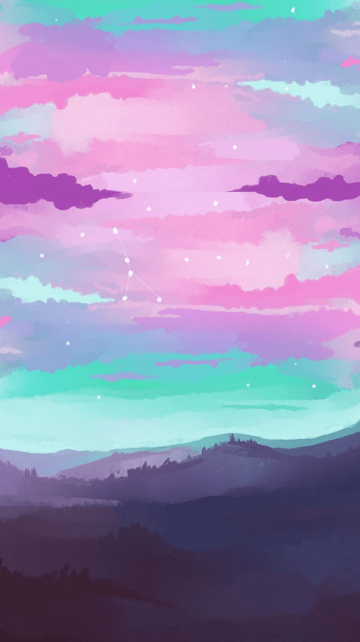 Pastel Landscape Wallpapers - Top Free Pastel Landscape Backgrounds ...