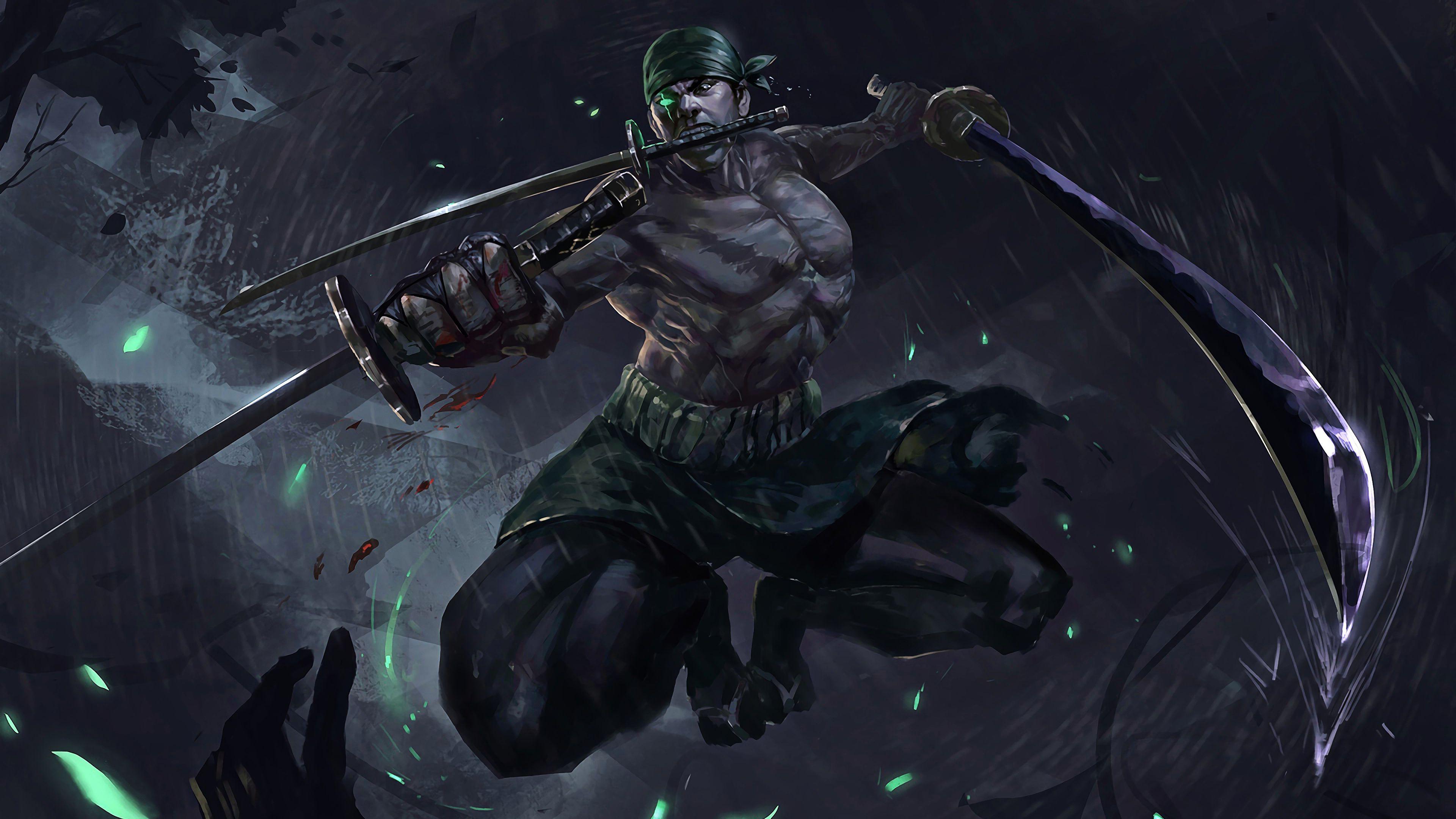 Epic Zoro Wallpapers - Top Free Epic Zoro Backgrounds - WallpaperAccess