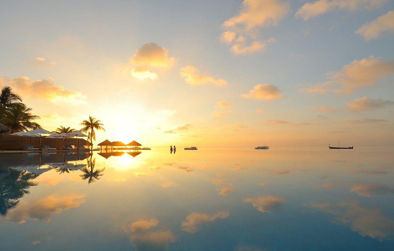 Maldives Sunrise Wallpapers - Top Free Maldives Sunrise Backgrounds ...