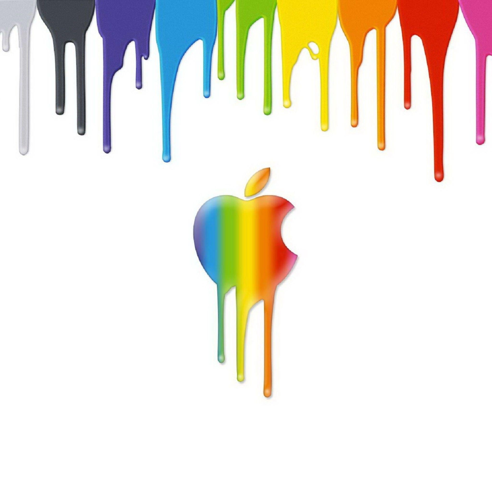 Rainbow Apple Wallpapers - Top Free Rainbow Apple Backgrounds ...