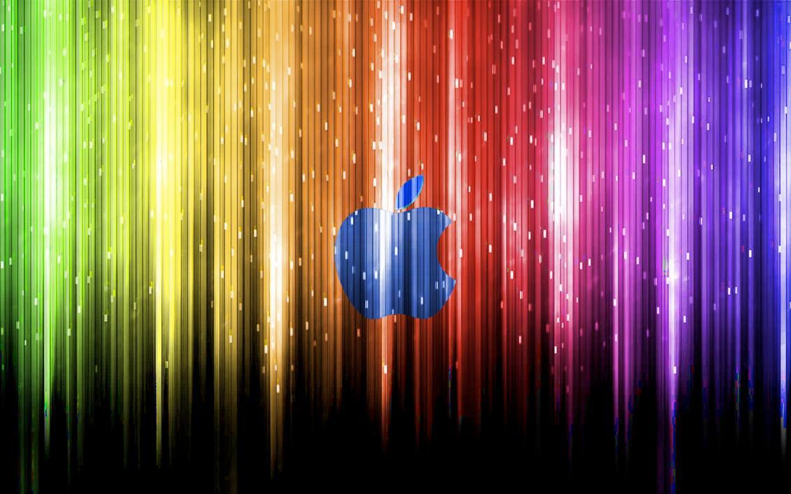Rainbow Apple Wallpapers - Top Free Rainbow Apple Backgrounds ...