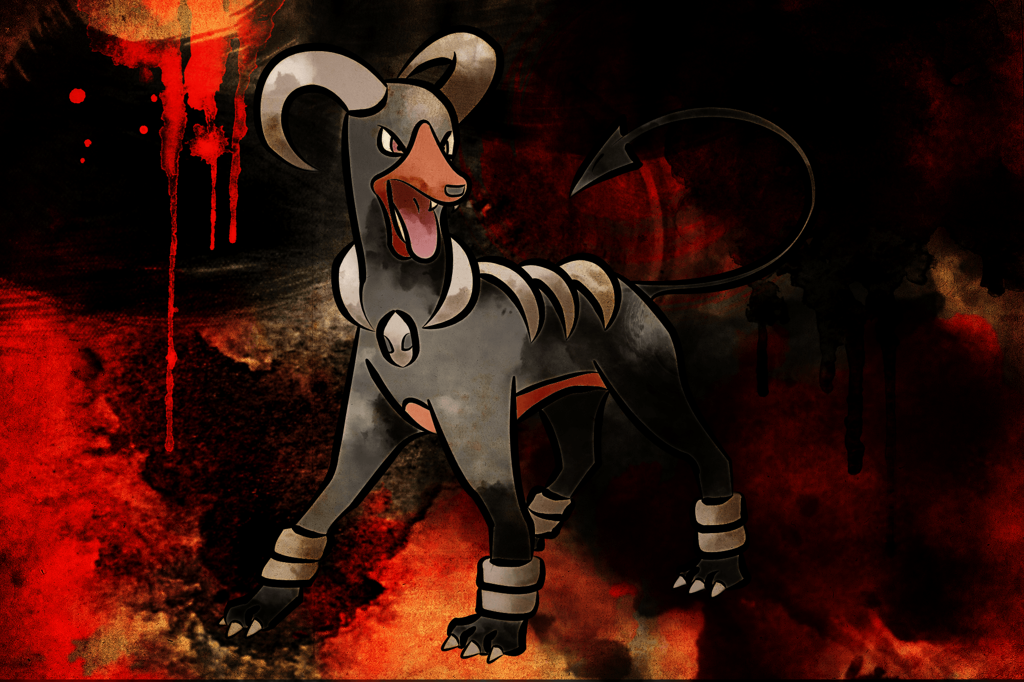 Houndoom Wallpapers - Top Free Houndoom Backgrounds - WallpaperAccess