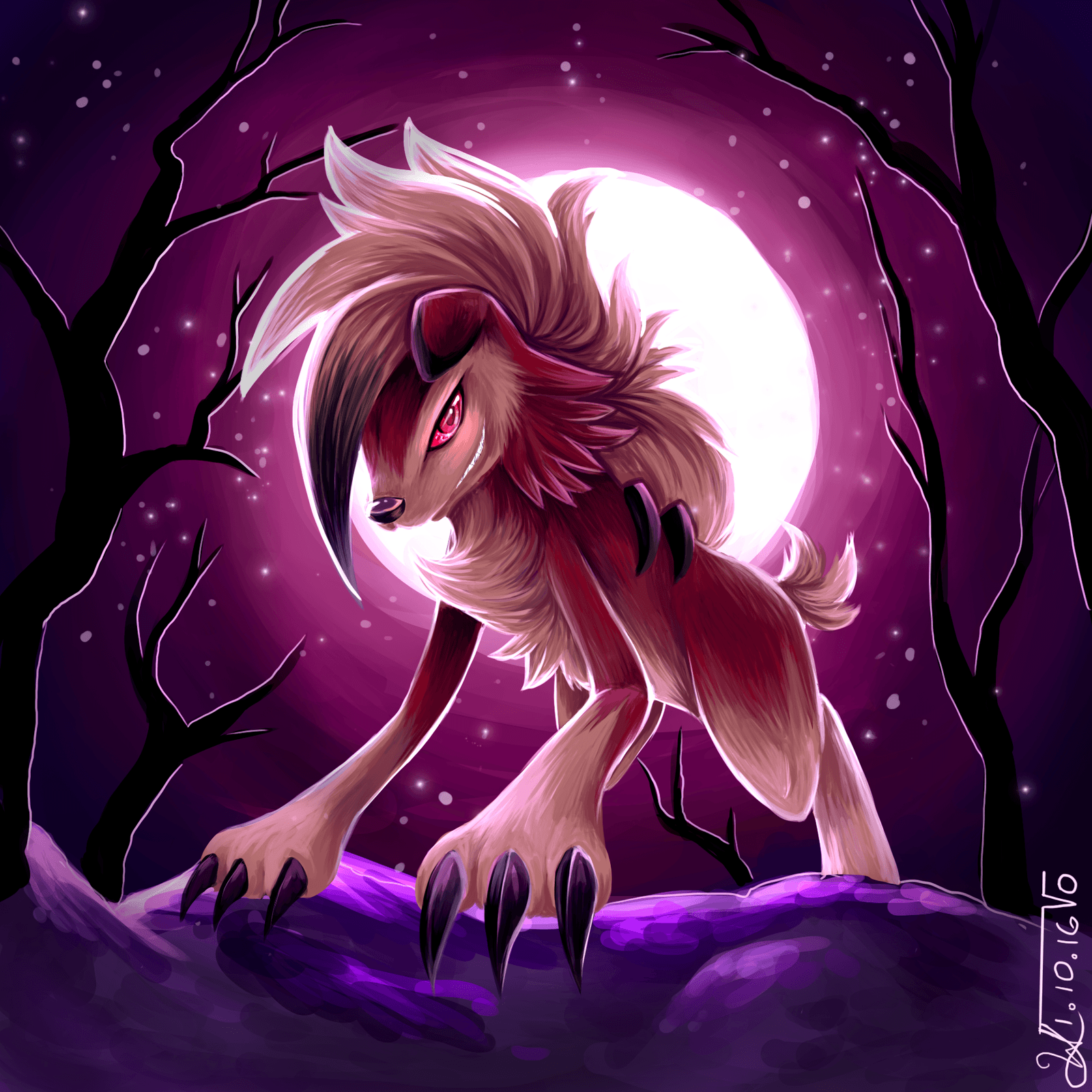 Lycanroc Wallpapers - Top Free Lycanroc Backgrounds - WallpaperAccess