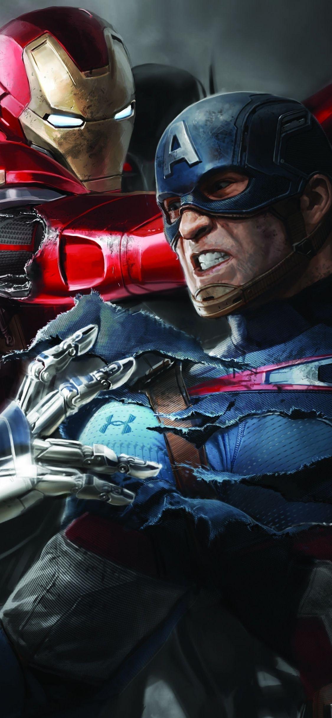 Iron Man and Captain America Wallpapers - Top Free Iron Man and Captain ...