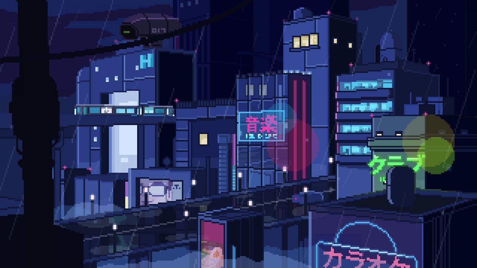 Cyberpunk Pixel Art Wallpapers - Top Free Cyberpunk Pixel Art ...