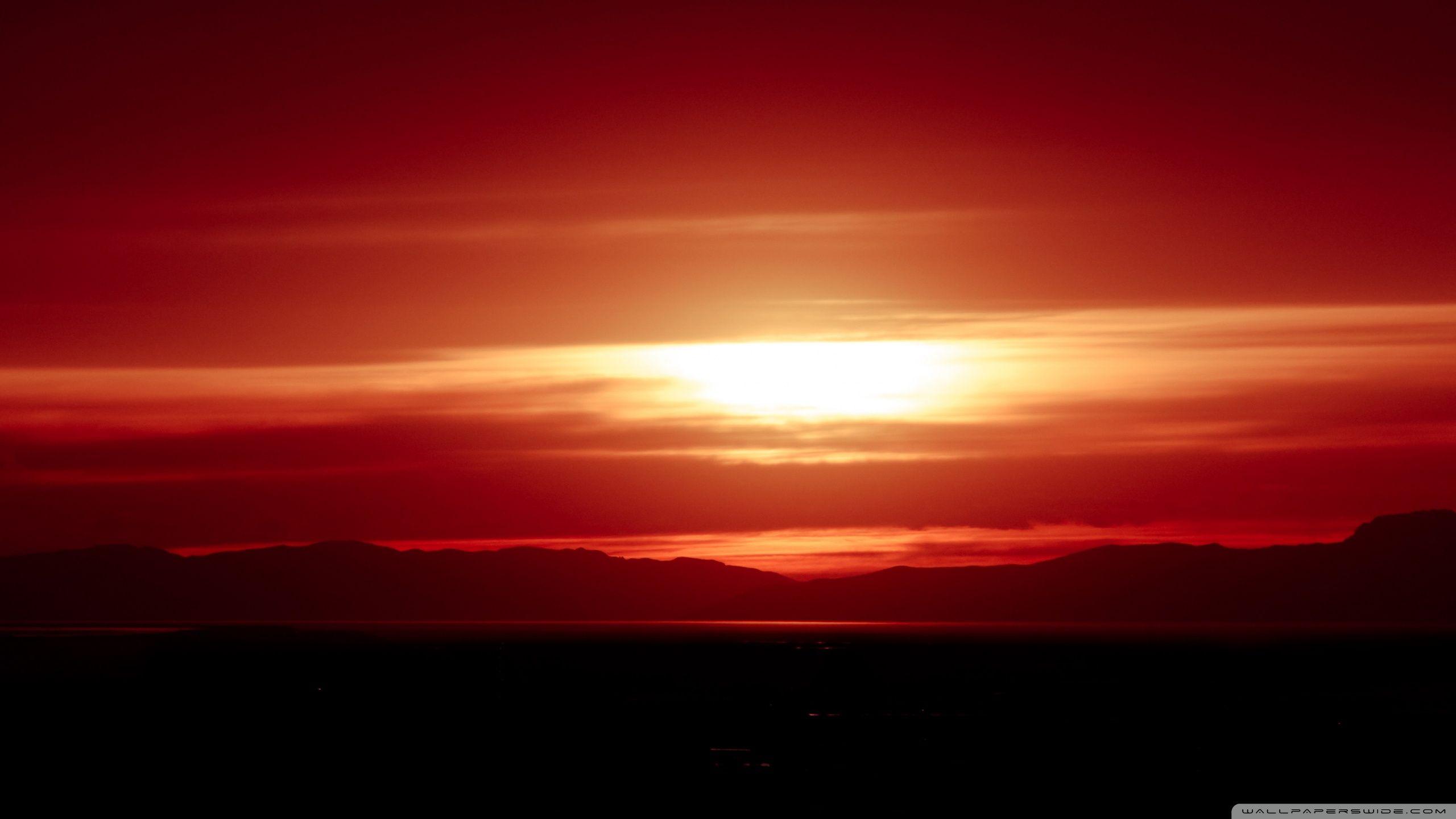 Red Sunset Wallpapers - Top Free Red Sunset Backgrounds - WallpaperAccess