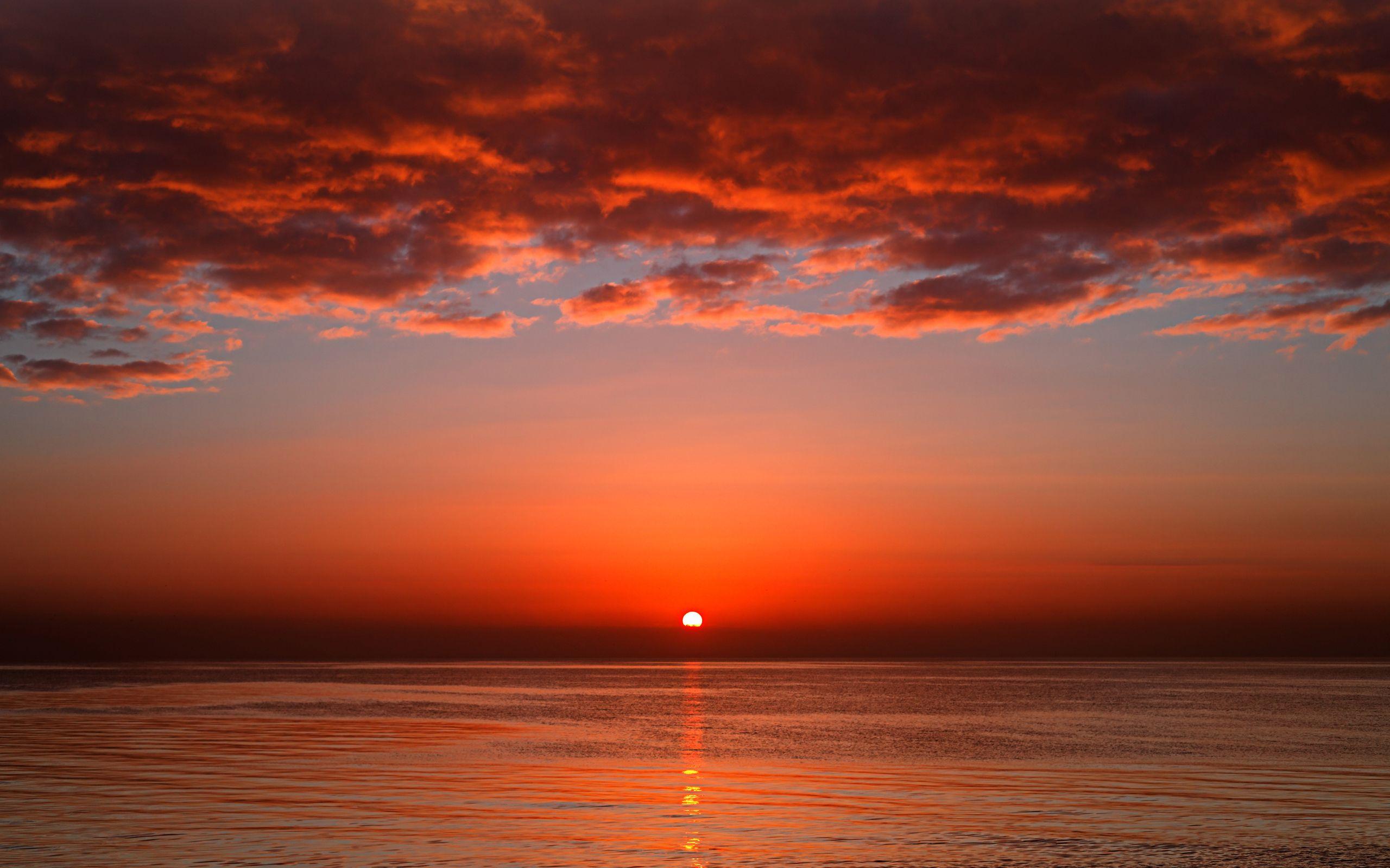 Red Sunset Wallpapers - Top Free Red Sunset Backgrounds - WallpaperAccess