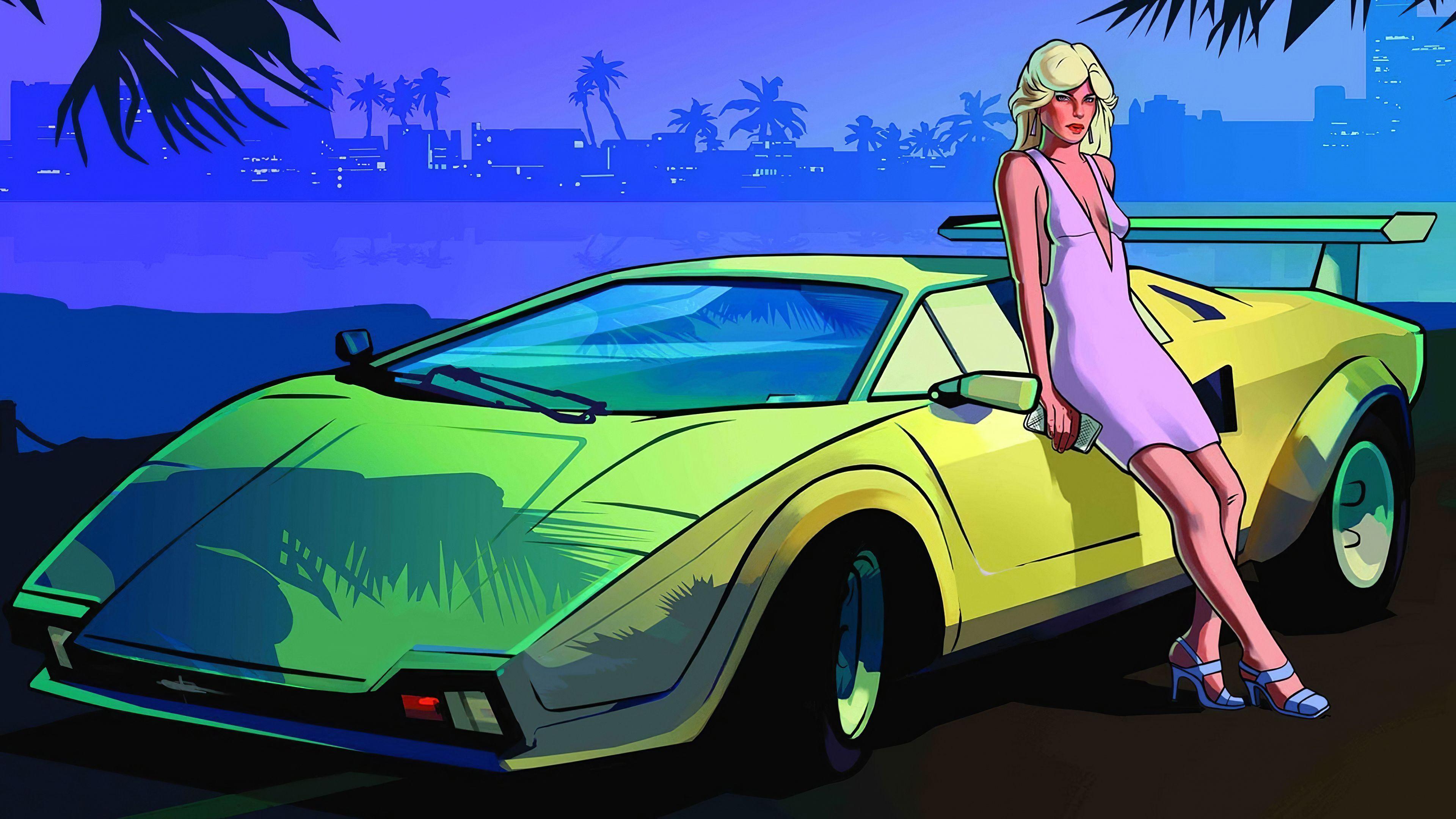 Vice City Wallpapers - Top Free Vice City Backgrounds - WallpaperAccess