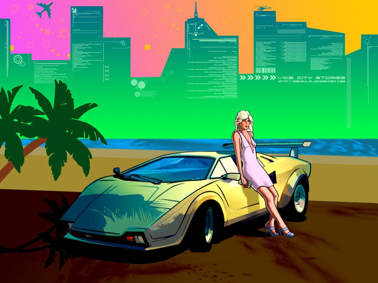 Vice City Wallpapers - Top Free Vice City Backgrounds - WallpaperAccess
