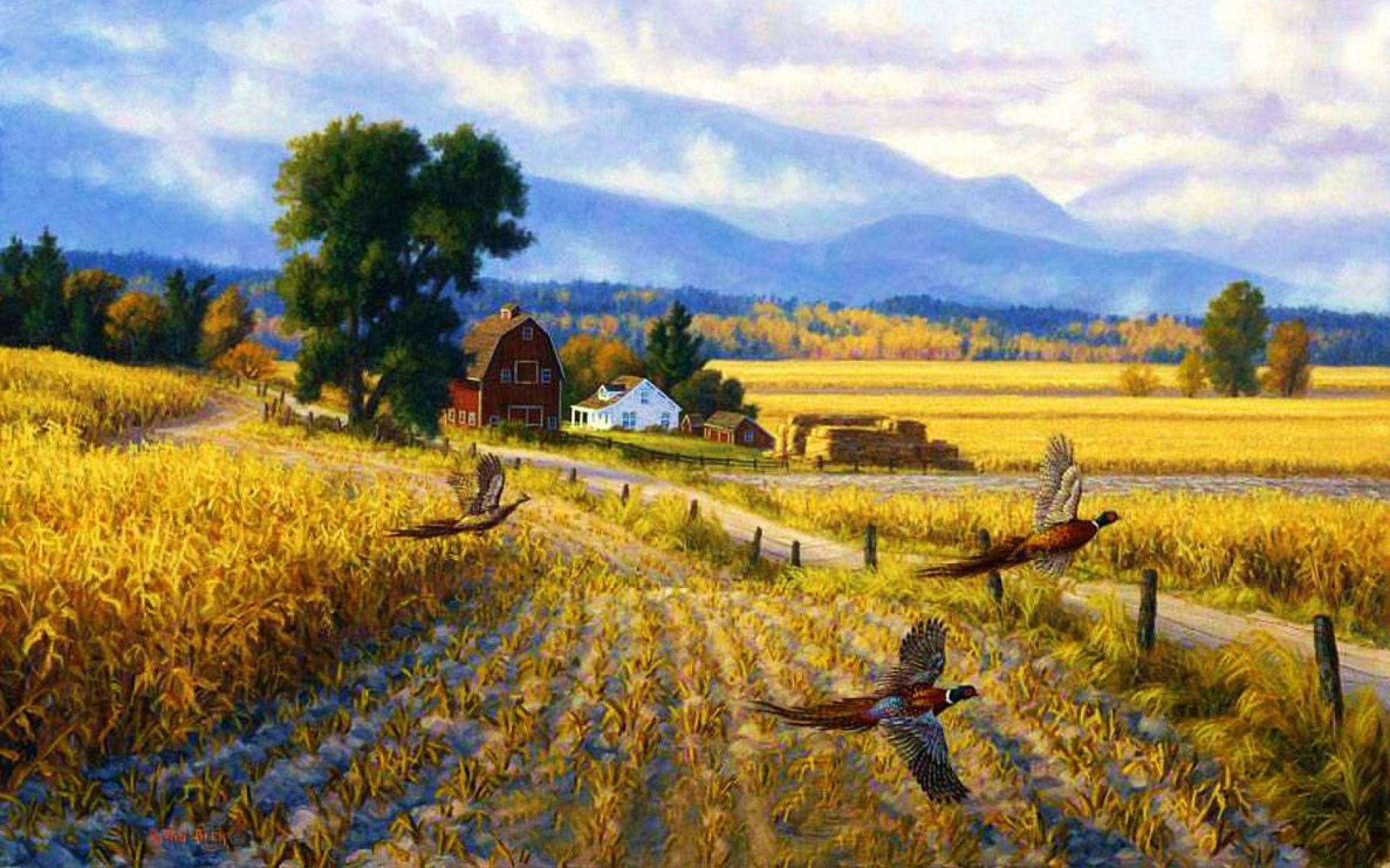 Fall Farm Wallpapers - Top Free Fall Farm Backgrounds - WallpaperAccess