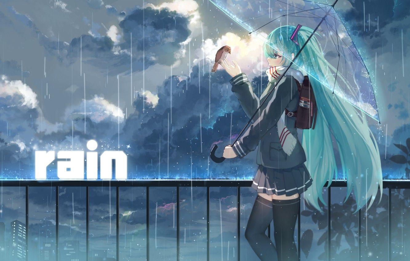 Rain Anime Girl Wallpapers - Top Free Rain Anime Girl Backgrounds ...