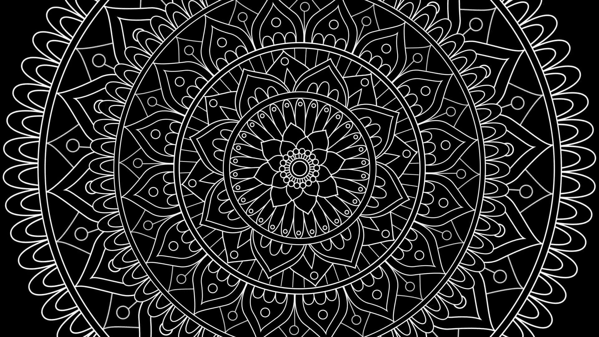 Black Mandala Wallpapers - Top Free Black Mandala Backgrounds ...