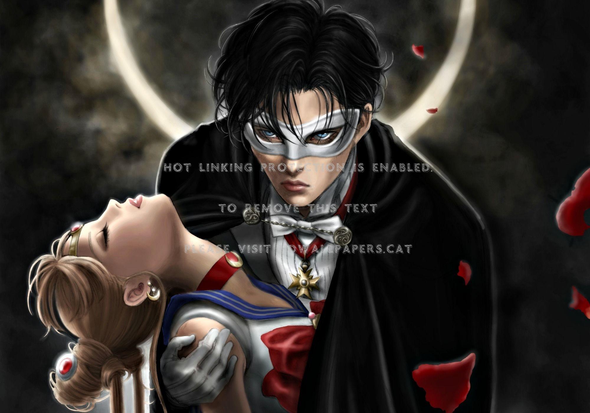 Sailor Moon and Tuxedo Mask Wallpapers - Top Free Sailor Moon and ...