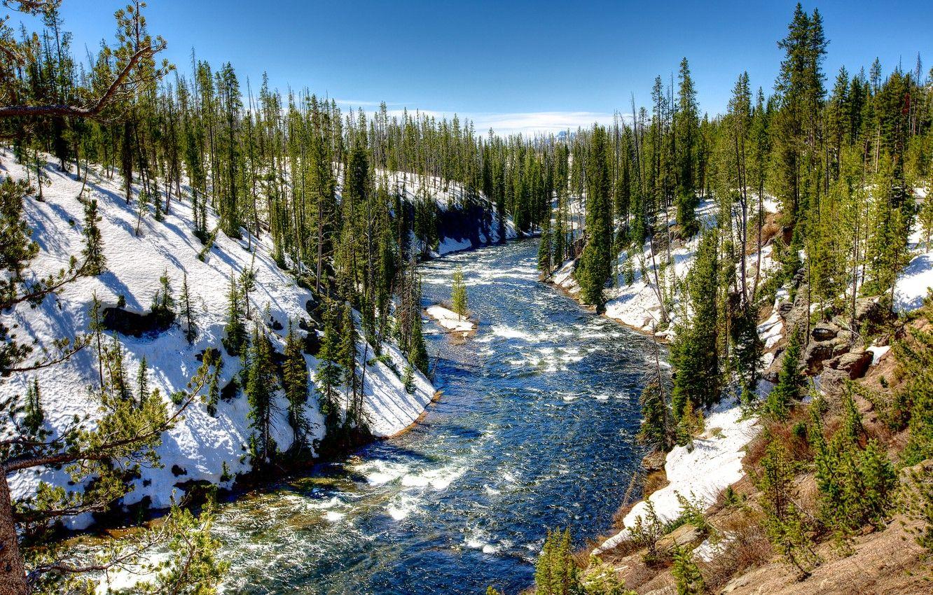 Yellowstone Winter Wallpapers - Top Free Yellowstone Winter Backgrounds ...