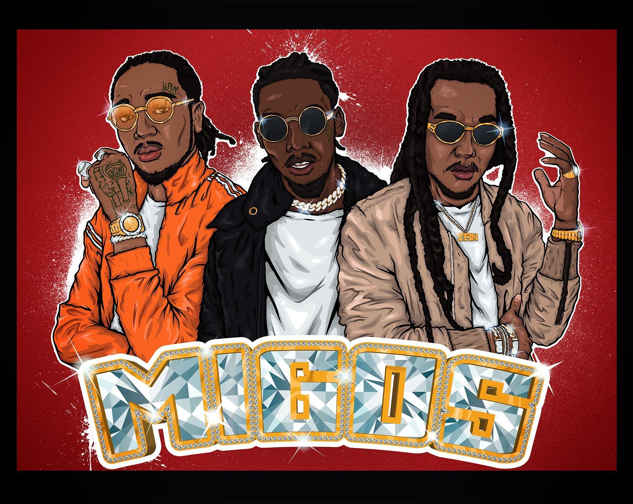 Migos Rap Wallpapers - Top Free Migos Rap Backgrounds - WallpaperAccess