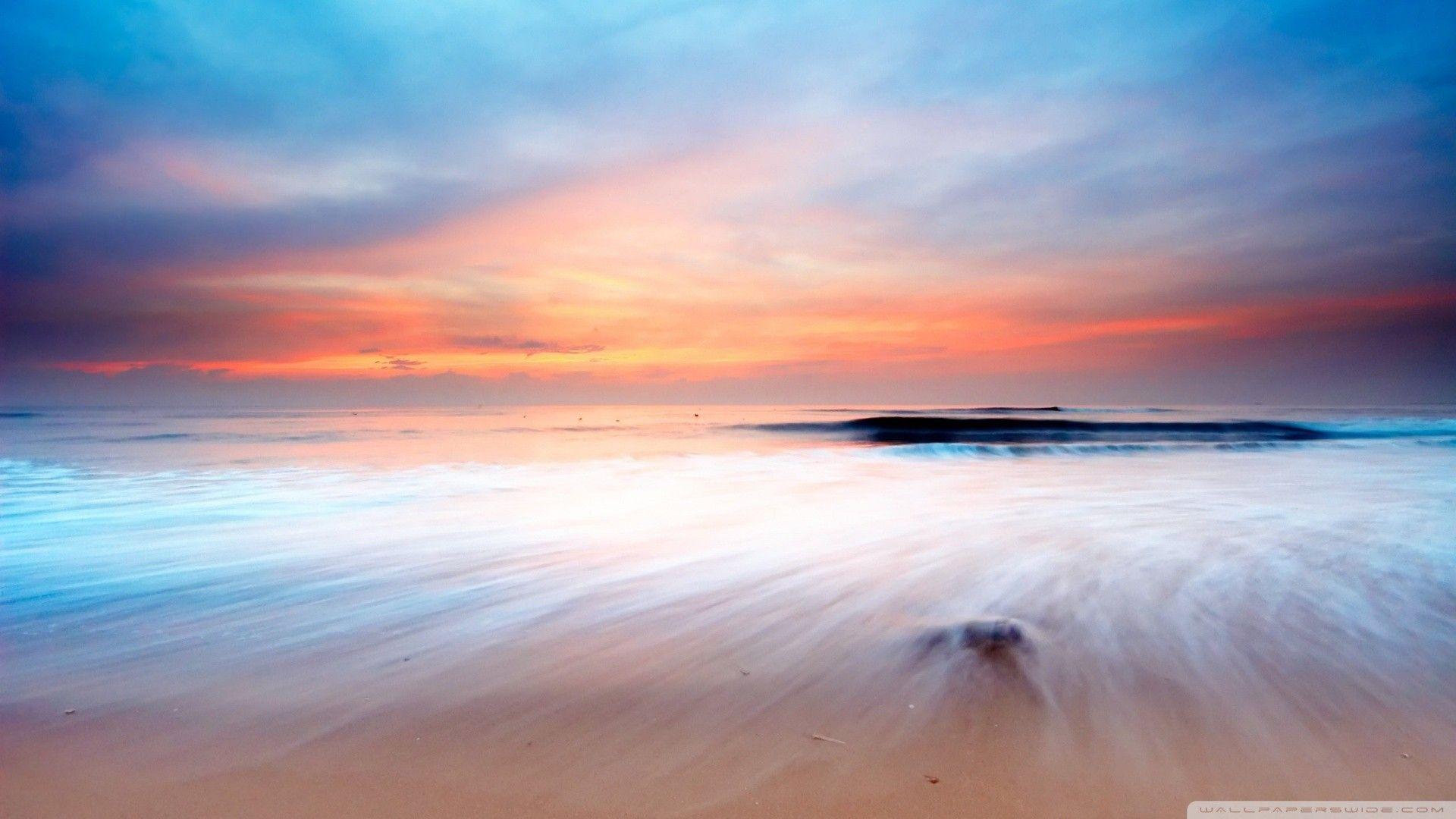 Pastel Beach Sunset Desktop Wallpapers - Top Free Pastel Beach Sunset ...