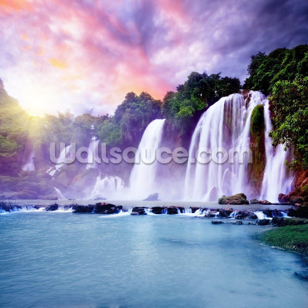 Sunrise Waterfall Wallpapers - Top Free Sunrise Waterfall Backgrounds ...