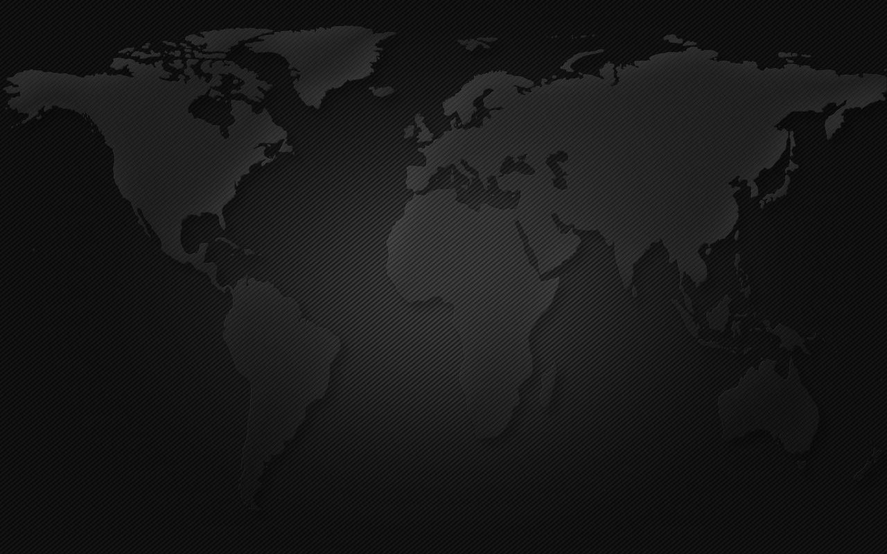 Black World Map Wallpapers - Top Free Black World Map Backgrounds ...