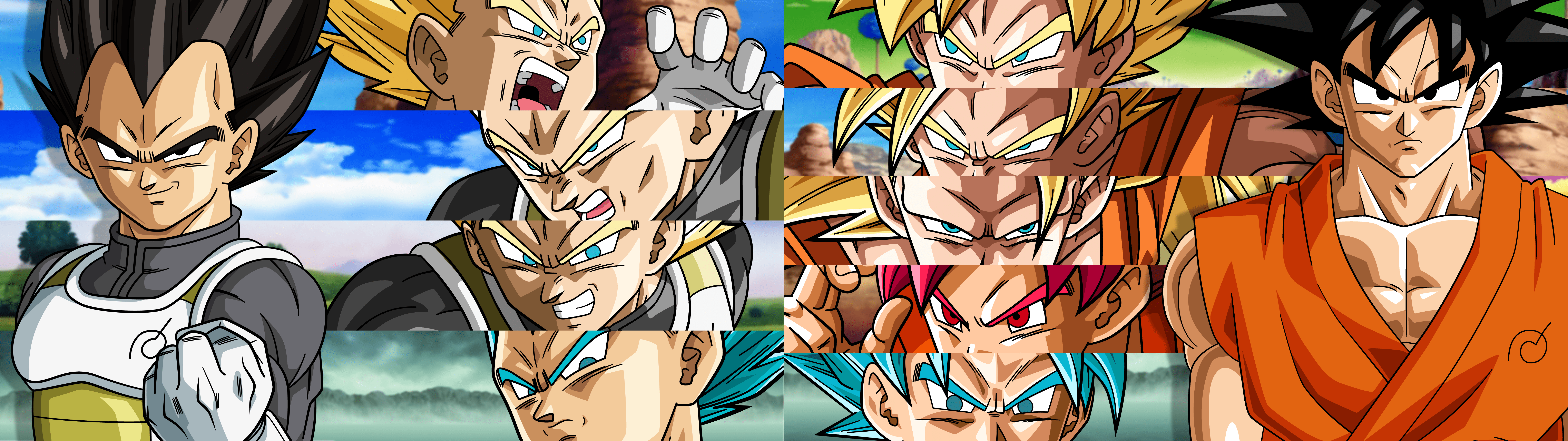DBZ Dual Screen Wallpapers - Top Free DBZ Dual Screen Backgrounds ...