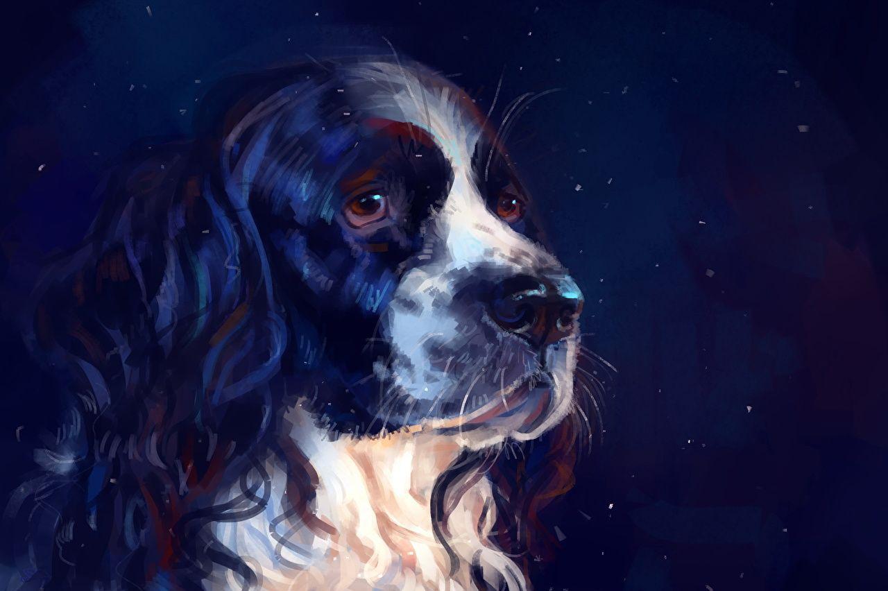 Dog Art Wallpapers - Top Free Dog Art Backgrounds - WallpaperAccess