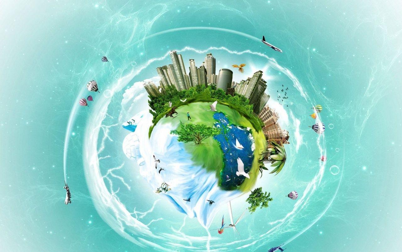 Green Earth Wallpapers - Top Free Green Earth Backgrounds - WallpaperAccess