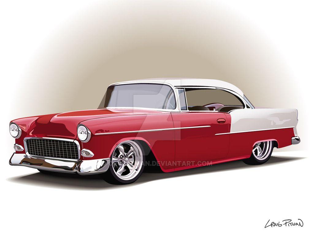 55 Chevy Muscle Car Wallpapers - Top Free 55 Chevy Muscle Car ...