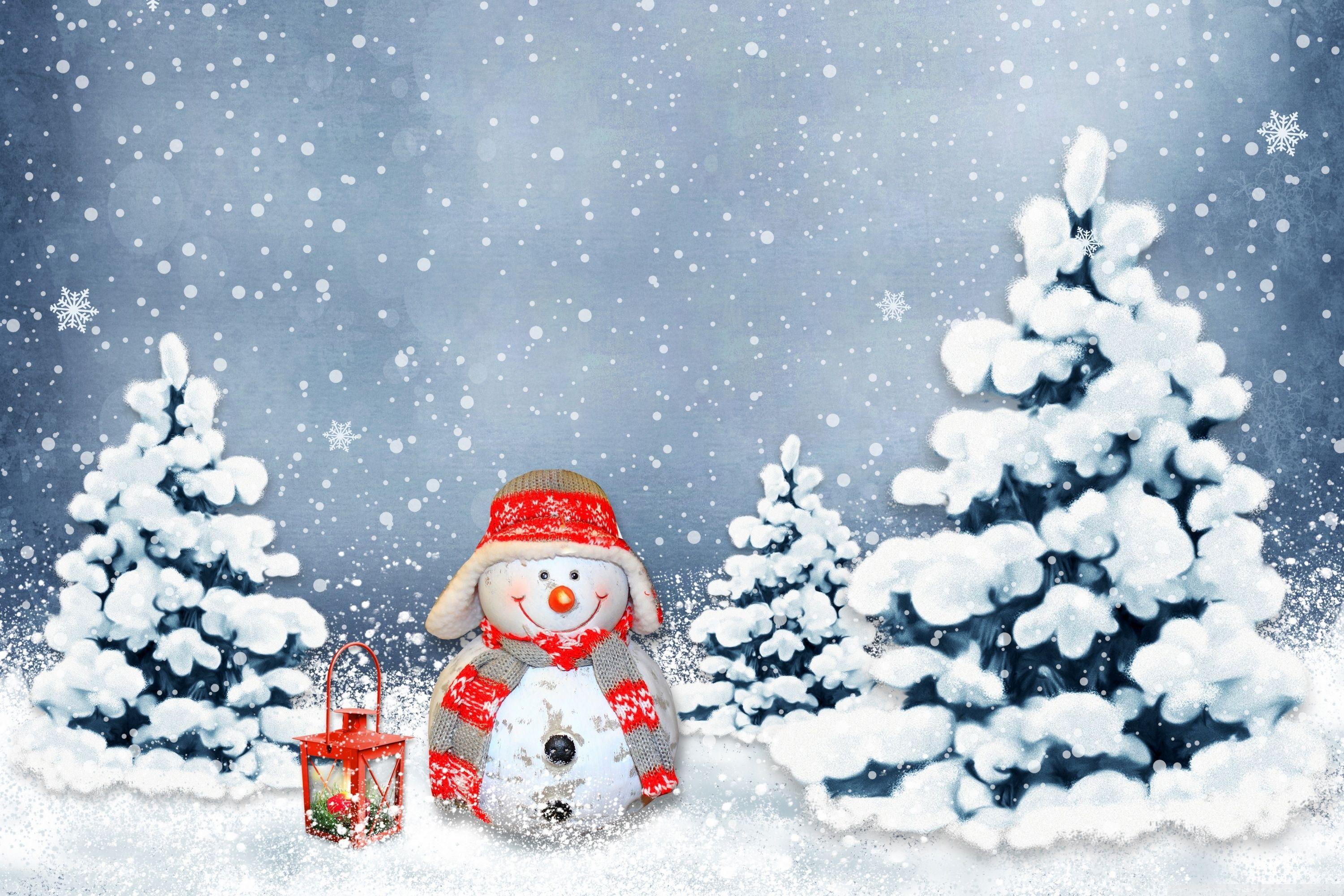 Winter Snowman 4K Wallpapers - Top Free Winter Snowman 4K Backgrounds ...
