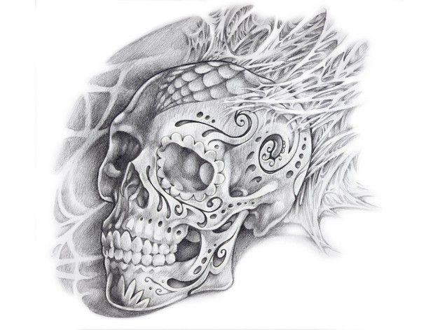 Skull Tattoo Wallpapers - Top Free Skull Tattoo Backgrounds ...