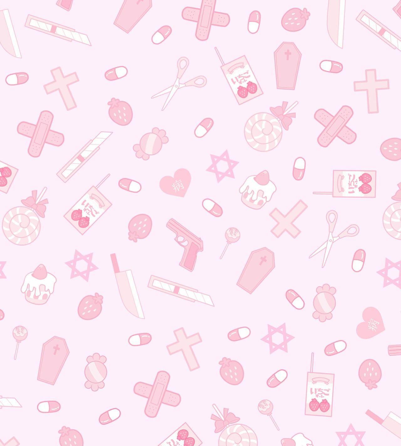 Pastel Pink Kawaii Wallpapers - Top Free Pastel Pink Kawaii Backgrounds ...