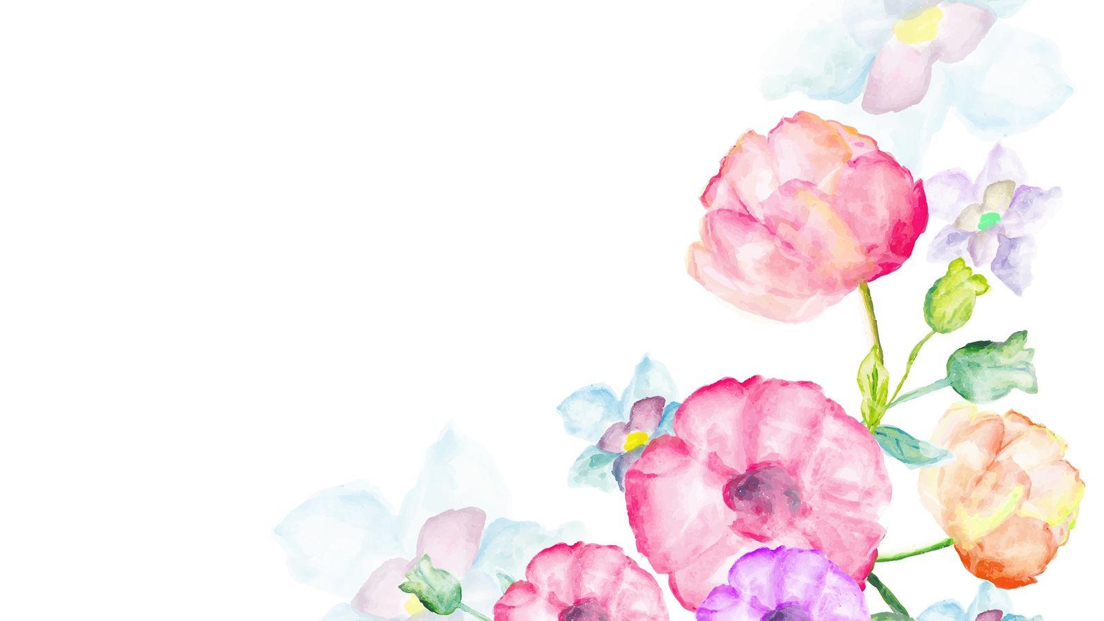 Simple Watercolor Flower Wallpapers - Top Free Simple Watercolor Flower ...