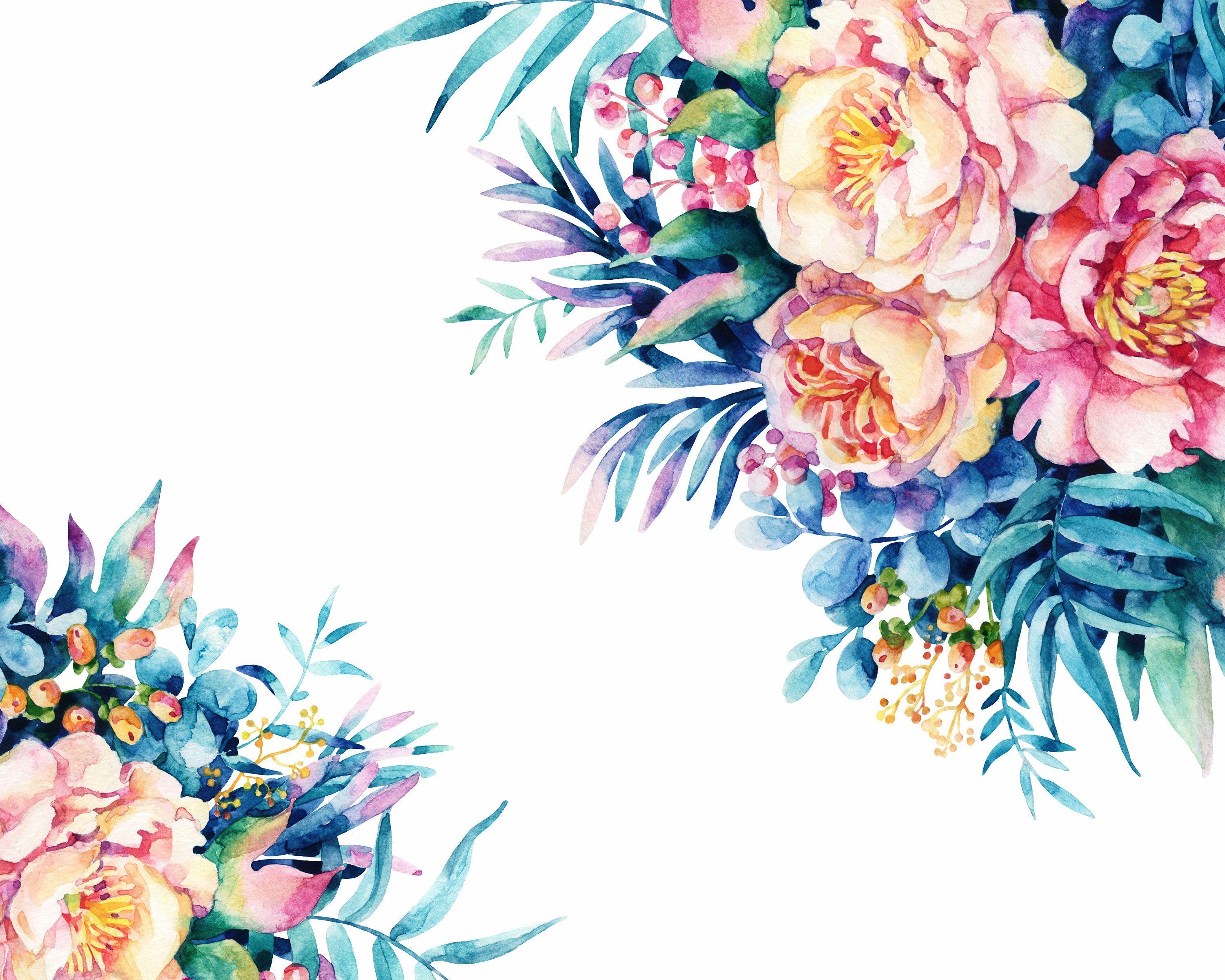 Simple Watercolor Flower Wallpapers - Top Free Simple Watercolor Flower ...