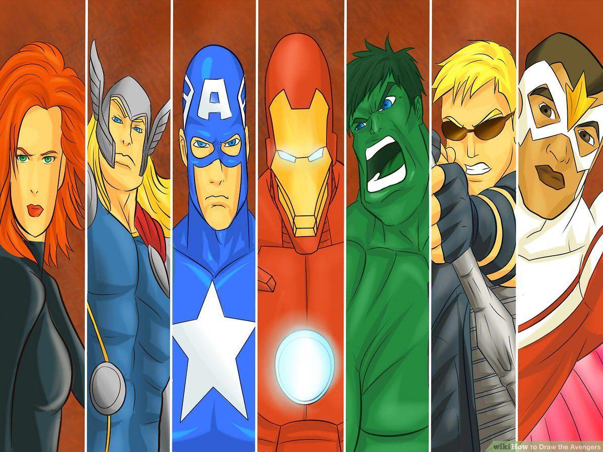 Avengers Cartoon Characters Wallpapers - Top Free Avengers Cartoon ...