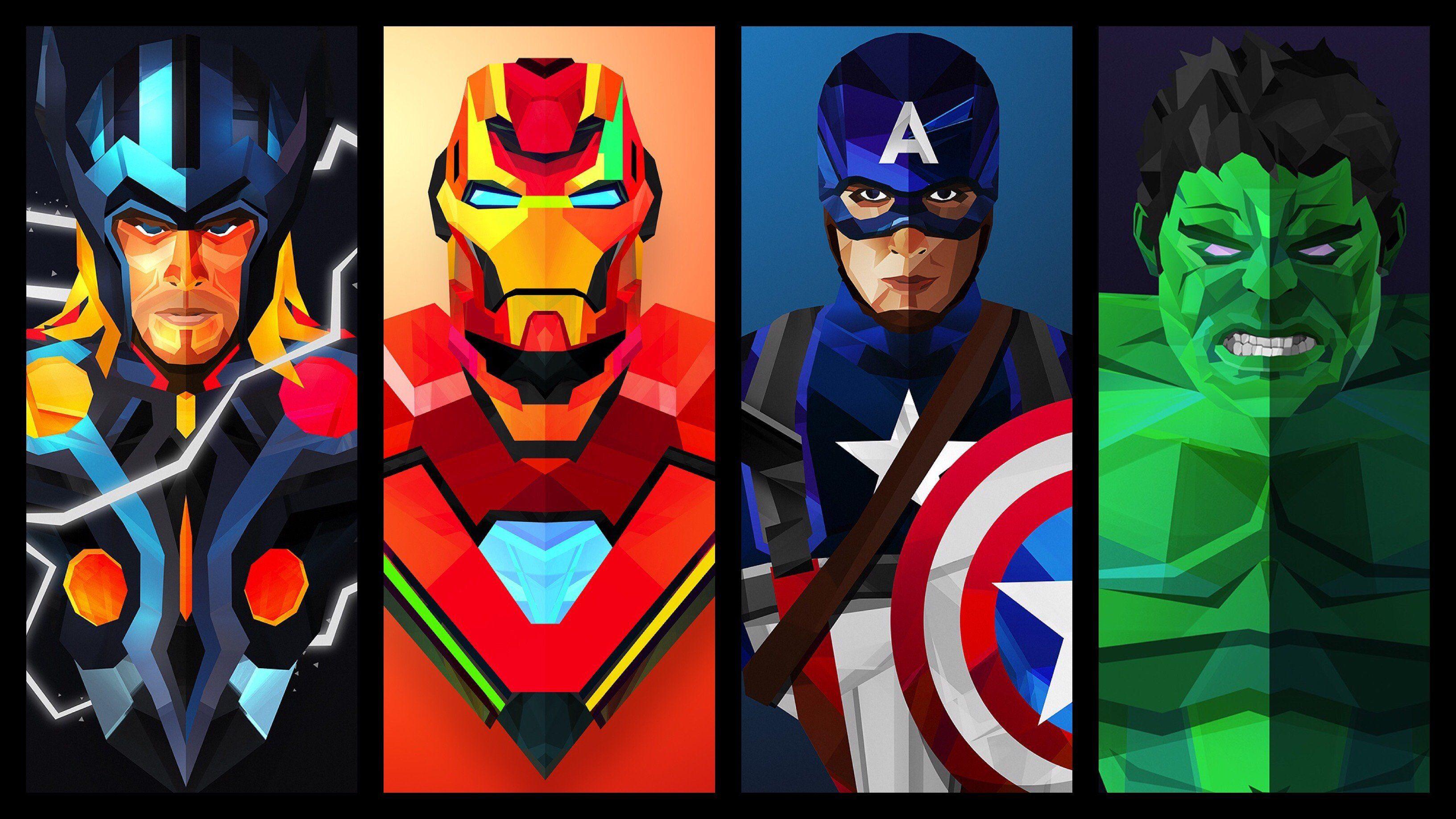 Avengers Cartoon Characters Wallpapers - Top Free Avengers Cartoon ...