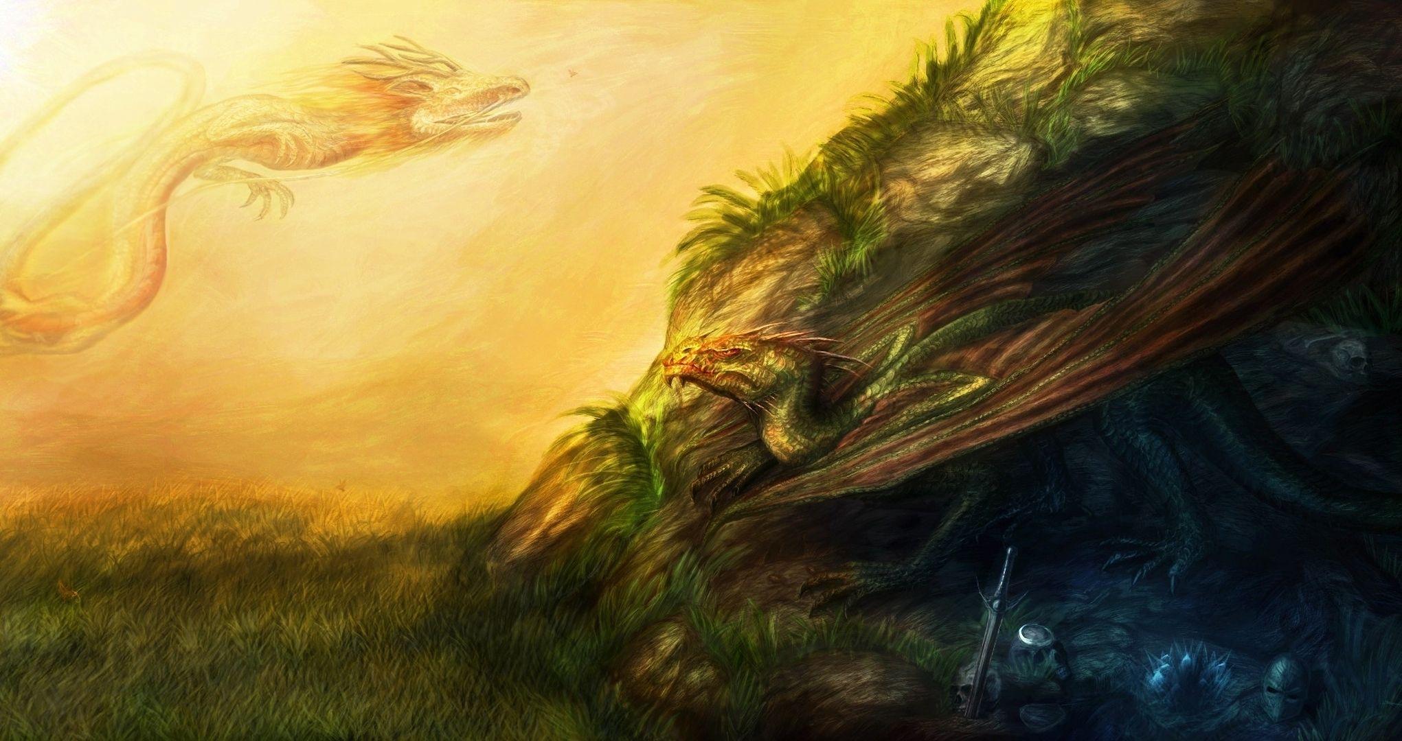 Dragon Painting Wallpapers - Top Free Dragon Painting Backgrounds ...
