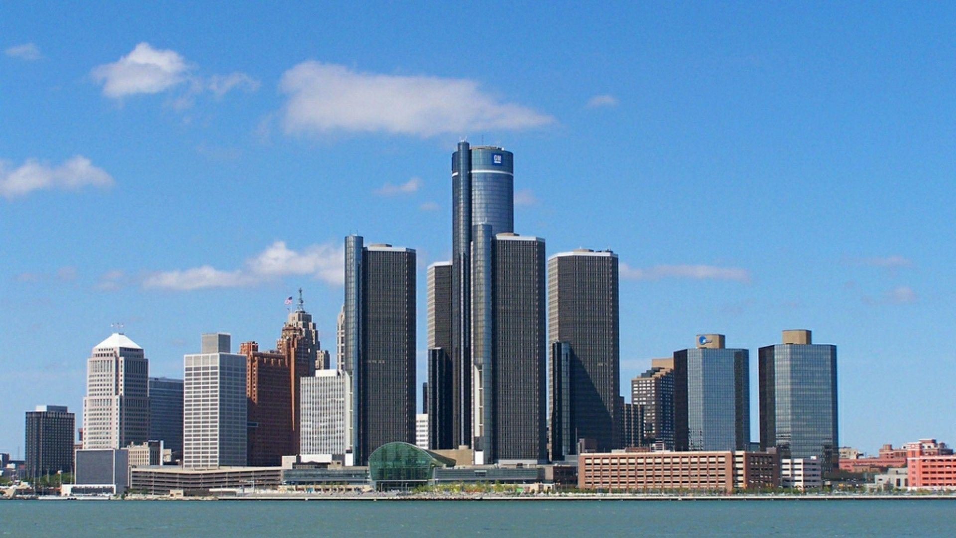 Detroit Skyline Wallpapers - Top Free Detroit Skyline Backgrounds ...