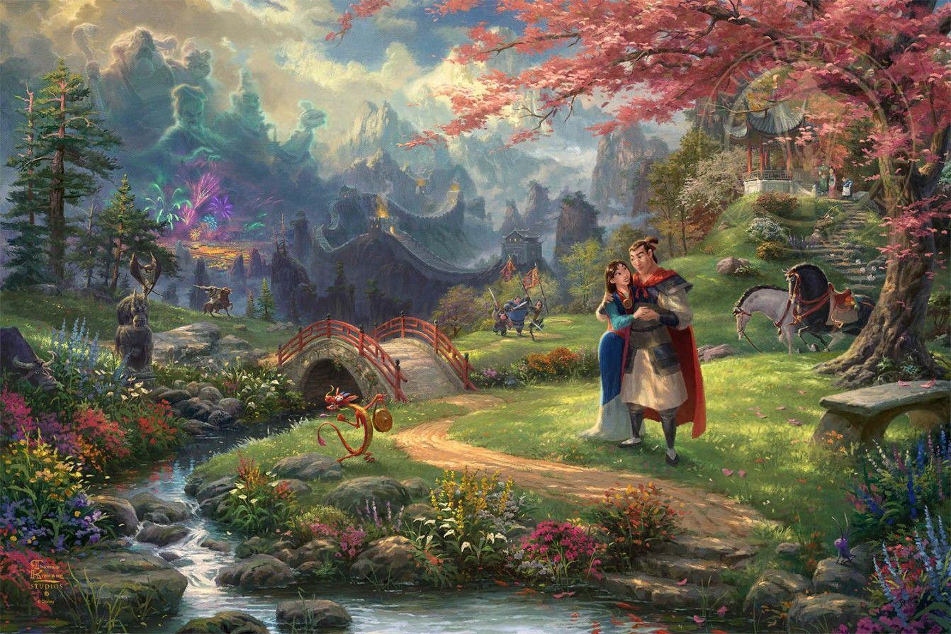 Thomas Kinkade Disney Wallpapers - Top Free Thomas Kinkade Disney ...