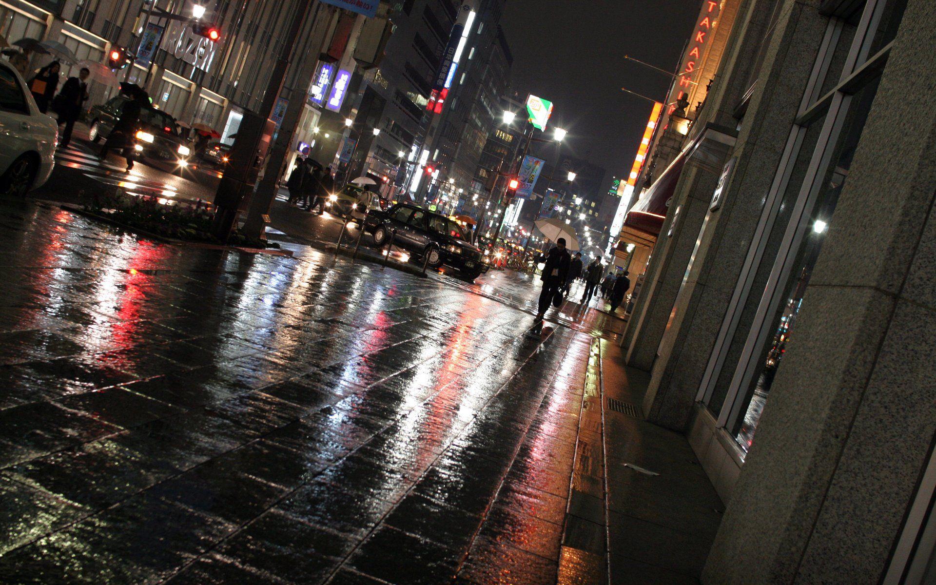 Rainy Tokyo Wallpapers - Top Free Rainy Tokyo Backgrounds - WallpaperAccess